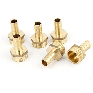 6pcs 20mm 1/2PT Male Thread 10mm Hose Barb Fitting Quick Joint Coupler ...