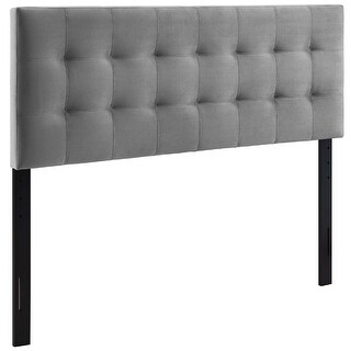 Lily Biscuit Modern Tufted Performance Velvet Full Size Headboard - Bed ...
