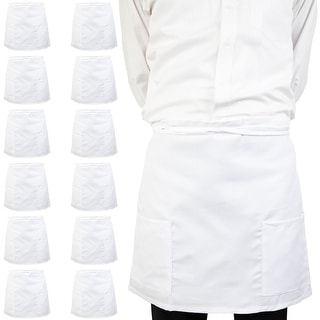 Arkwright Home Half Bistro Aprons - 12 Pack - 18x30 - Bed Bath & Beyond ...