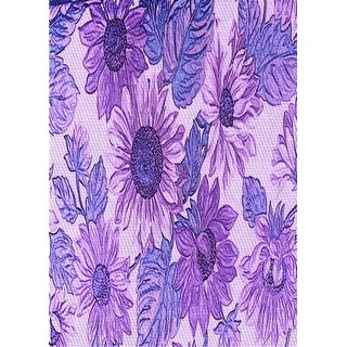Ahgly Company Machine Washable Transitional Blue Violet Purple Area ...