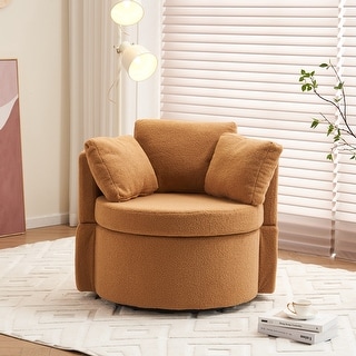 Teddy Fabric Swivel And Storage Chair - Bed Bath & Beyond - 40540679