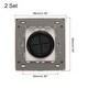Grommet Wall Plate PC Wall Panel with 1.5" Rubber Cable Through Gold ...
