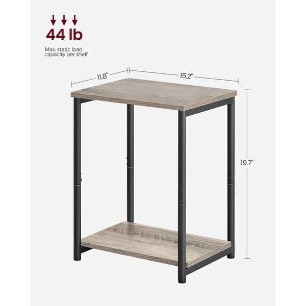 VASAGLE Side Tables Set of 2 Small End Table Nightstand for Living Room ...