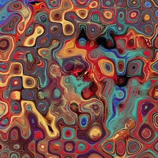 Fine Art Studio "Abstract 617" Gallery Wrapped Canvas Wall Art - Bed ...