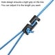 Tent Cord Tensioner 4.5mm 3 Hole Straight Adjuster Rope Tightener ...