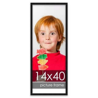 14x40 Contemporary Black Wood Picture Panoramic Frame - Panoramic ...