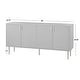 Lifestorey Tabaria Mid-Century Four Door Sideboard/Buffet - Bed Bath ...