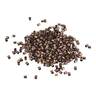 500Pcs 2x2mm Crimp Tube Beads Jewelry Making Crimp End Spacer Bead ...