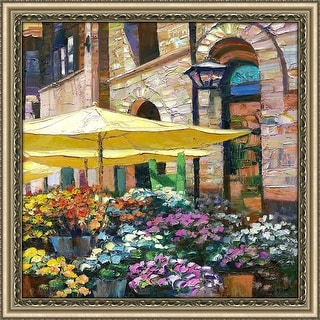 "Siena Flower Market" by Howard Behrens II Print on Acrylic - Bed Bath ...