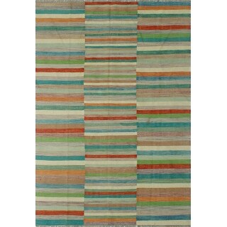 Winchester Kilim Sanerson Rust/Green Rug - 6'9" x 9'8" - Bed Bath ...