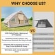 6 Person Inflatable Tent for Camping with Pump, Waterproof Oxford Tent ...