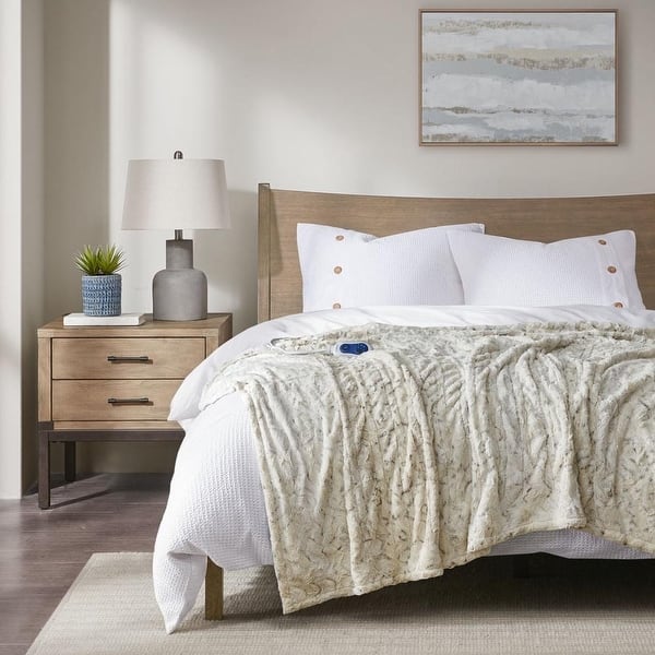 snow leopard bed throw