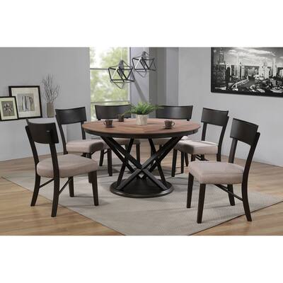 Copper Grove Haapai 7-piece Espresso Round Dining Set - Overstock ...