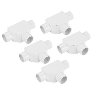 PVC Conduit Coupler T-Shaped Fittings 6mm Hole 25mm 3 Ways with Cover ...