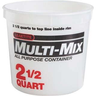 Leaktite Corp. 2.5Qt Mixing Container 5M3 Unit: EACH - Bed Bath ...