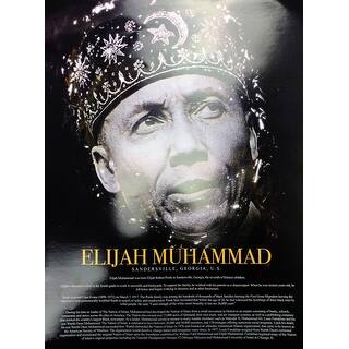 Elijah Muhammad Poster with Biography (18x24) - Multi-Color - Bed Bath ...
