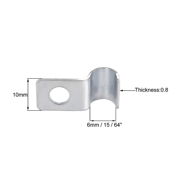 EMT One Hole Strap Pipe Strap Zinc-Plated Steel Reinforced Rib 20PCS ...