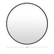 Ledel Modern Metal Framed Bathroom Vanity Mirror Round Accent Wall ...