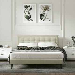 Conner Upholstered Platform Bed - Bed Bath & Beyond - 38461637