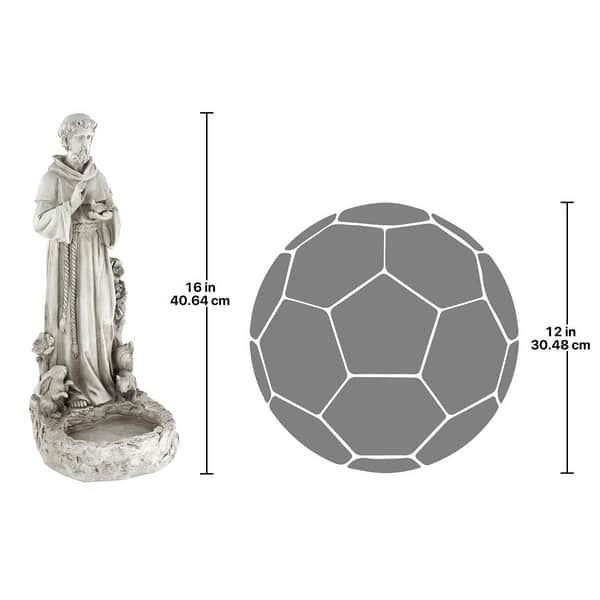 Design Toscano Saint Francis Reflection Pool Birdbath Statue - Bed Bath ...