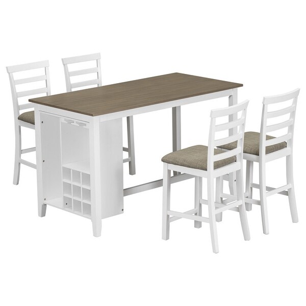 Pdg 5 piece set padded table and chairs store
