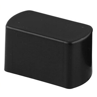 American Imaginations 4 in. x 3 in. Rectangle ABS Bushing; Black ...