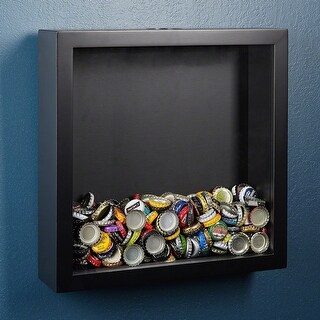 Bottle Cap Shadow Box, Black - Bed Bath & Beyond - 19209693