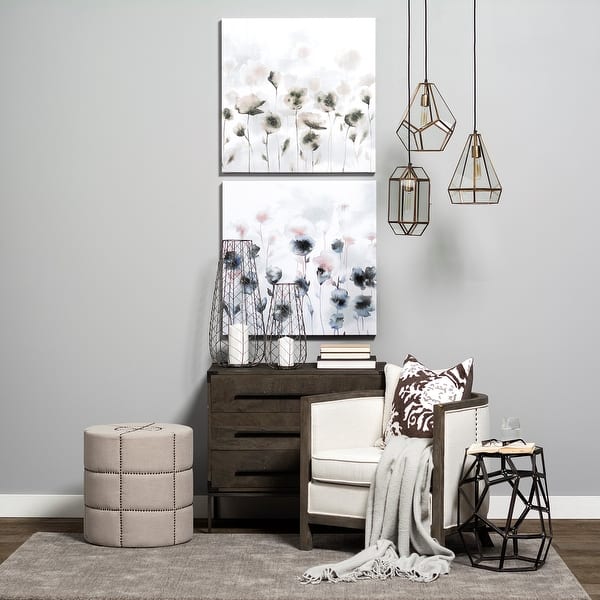 Prima Gold Metal and Glass Pyramid Pendant Light - 10"W x 10"D x 13"H ...