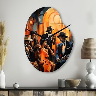 Designart - Jazz Harlem Renaissance V - African American Art Large Wall ...