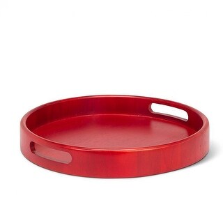 Round With Handles Tray - Bed Bath & Beyond - 40037141