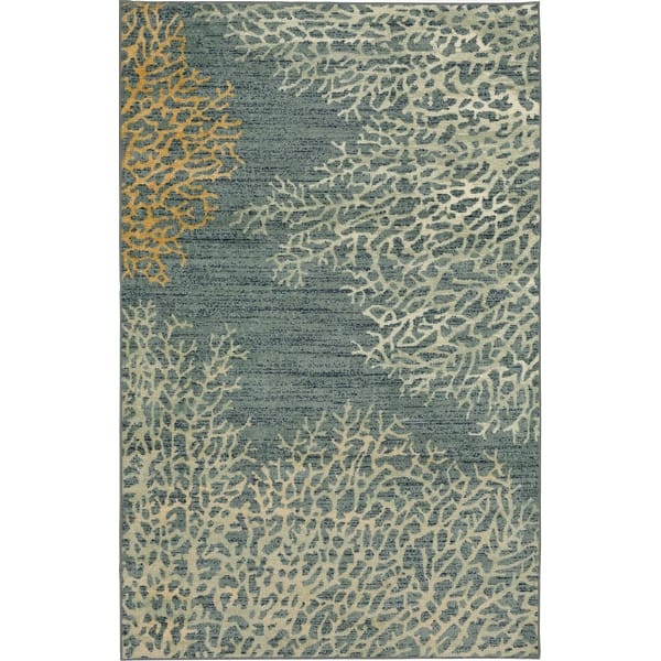 Mohawk Home Coral Reef Coastal Blue Area Rug - Bed Bath & Beyond - 20488004