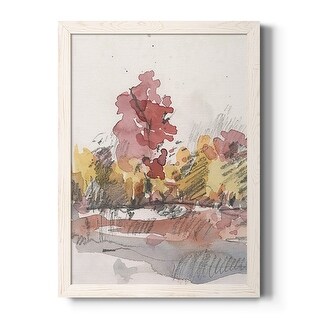 Watercolor Treeline Sketch I-Premium Framed Canvas - Ready to Hang ...