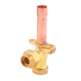 114mm Inlet Tri Way Straight Flare Tube Split Valve for Air Conditioner ...