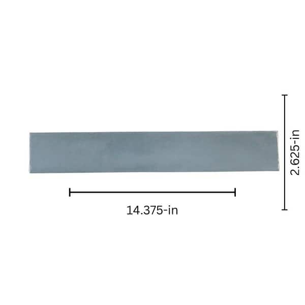 Battery Park 2.31x14.44 Tortora Glossy Porcelain Subway Wall Tile - Bed ...