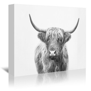 Americanflat Highland Bull by Sisi and Seb - Wrapped Canvas - 24" x 36 ...