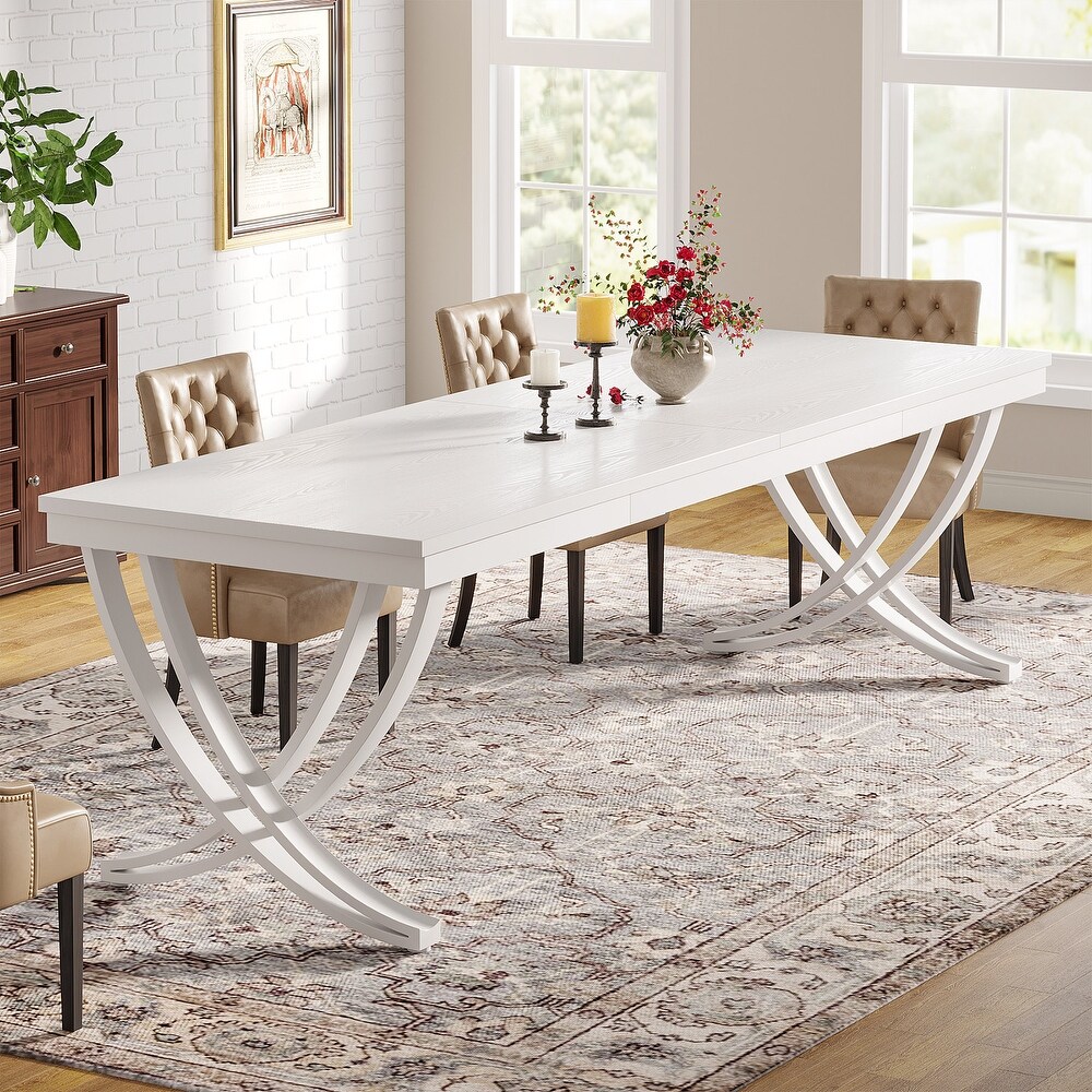 White rectangle kitchen table store