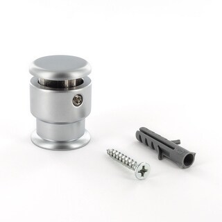 Sign Standoff 1" Diameter x 1" Barrel Length Matte Chrome Finish 4Way ...