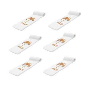 TRC Recreation Sunsation 70" Raft Lounger Pool Float, Bronze Palm White ...