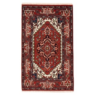ECARPETGALLERY Hand-knotted Serapi Heritage Dark Copper Wool Rug - 3'0 ...