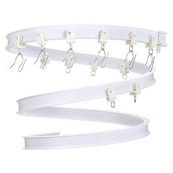 Flexible Curved Ceiling Curtain Track Bendable Mount for Curtain Rail ...