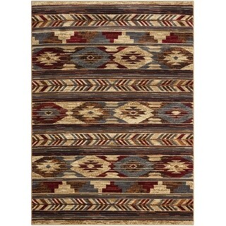 Sunset Valley Sierra Multi Southwest Lodge Area Rug - Bed Bath & Beyond ...