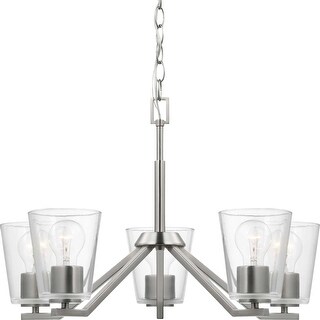 Progress Lighting P400341 Vertex 5 Light 23" Wide Chandelier - Bed Bath ...