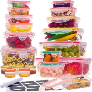 38 Pcs Large Food storage containers - Bed Bath & Beyond - 39079892