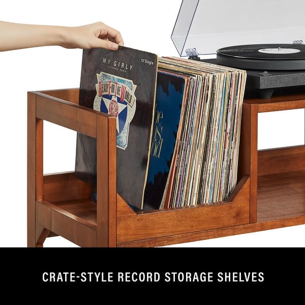 record cabinet small