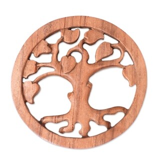 Novica Handmade Forest Afternoon Wood Relief Panel - Bed Bath & Beyond ...