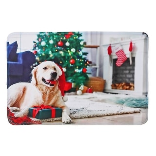 Christmas Memory Foam Mat Dog With Gifts - Bed Bath & Beyond - 38431837