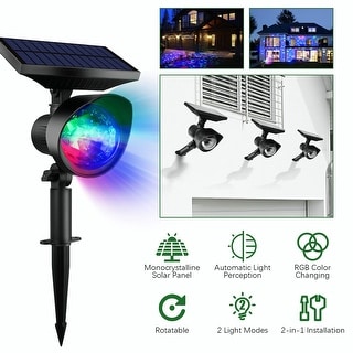 Waterproof Solar Power Christmas Laser Lights Outdoor Star Projector ...