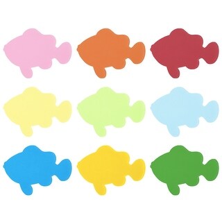 Fish Cutouts, Paper Fishes, Colorful Fish Cutout - Multicolor - Bed ...