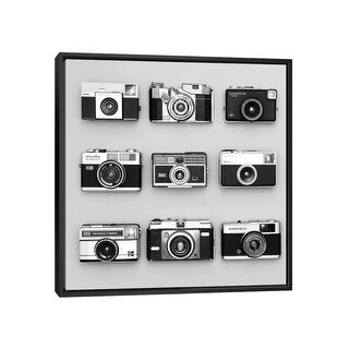 iCanvas "Set Of 9 Antique Cameras" by Tom Quartermaine Framed - Bed ...