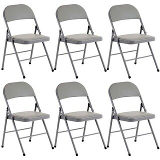 6pcs Elegant Foldable Iron & PVC Chairs for Convention & Exhibition ...